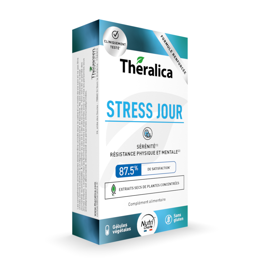 Stress, anxiété - Compléments alimentaires - Théralica Stress Jour